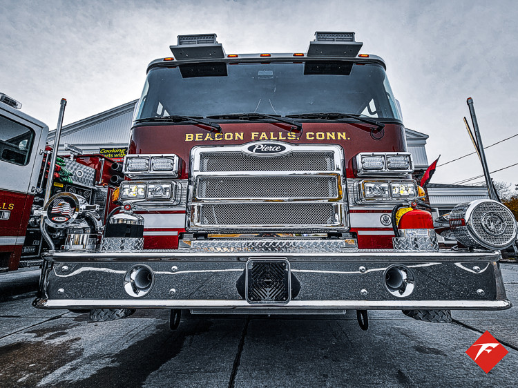 Pierce apparatus delivery for Beacon Hose Co. No. 1
