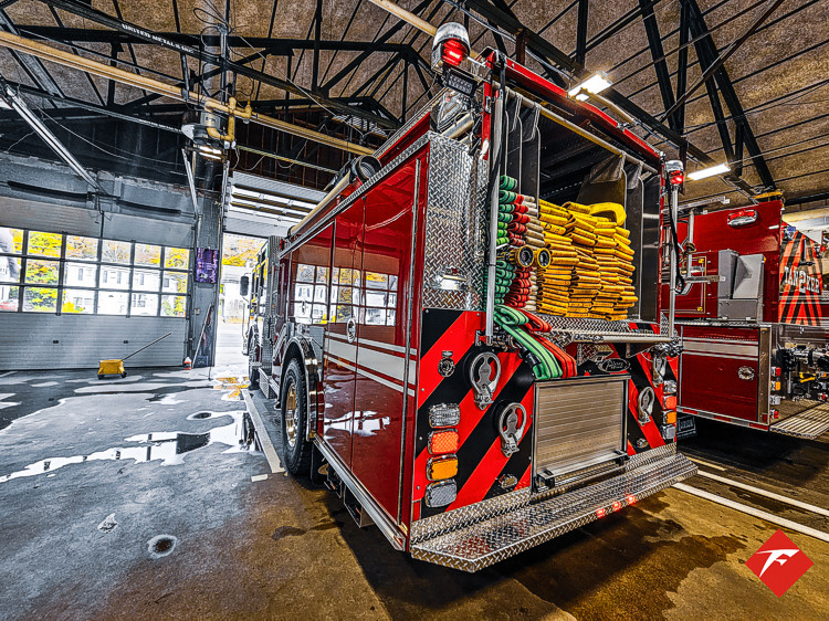 Pierce apparatus delivery for Beacon Hose Co. No. 1