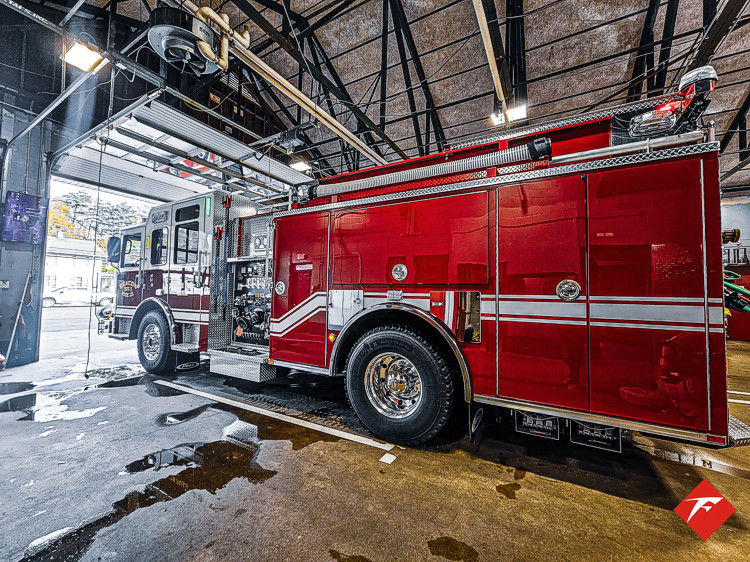 Pierce apparatus delivery for Beacon Hose Co. No. 1