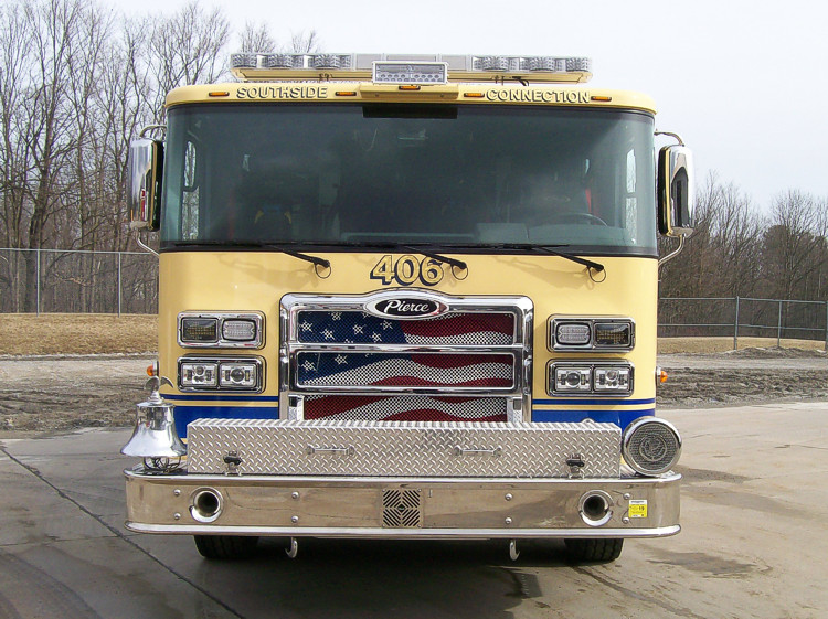 Pierce apparatus delivery for Colonie Fire Company